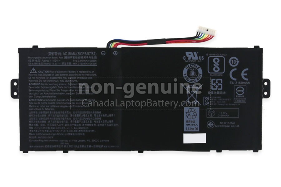 Acer Chromebook R11 C738T-C8CK long life replacement battery | Canada ...