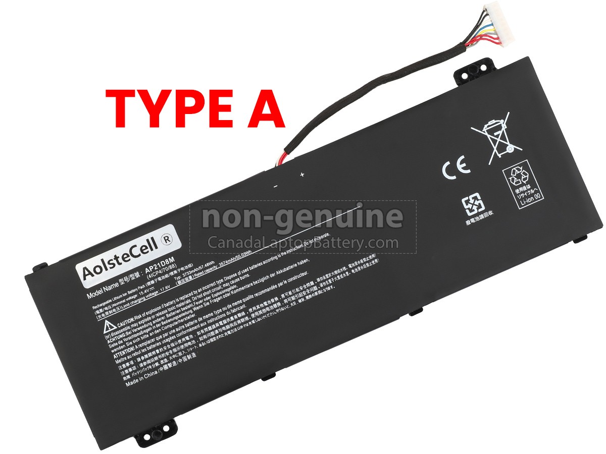 Acer NITRO 7 AN715-51-76T7 long life replacement battery | Canada ...