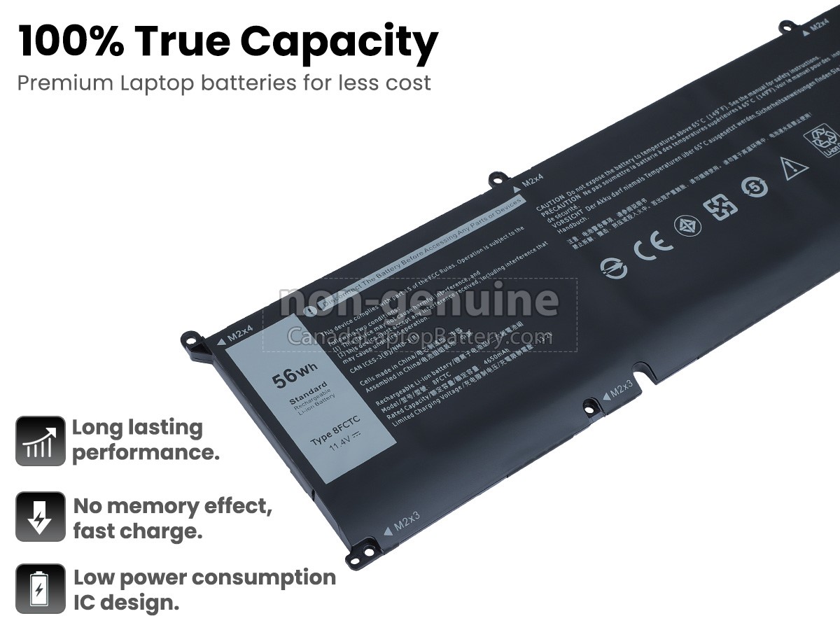 Dell XPS 15 9520 long life replacement battery | Canada Laptop Battery Dell XPS 15 9520 long life replacement battery | Canada Laptop Battery