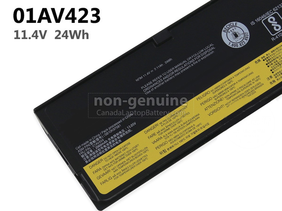 Lenovo 01AV419 long life replacement battery | Canada Laptop Battery