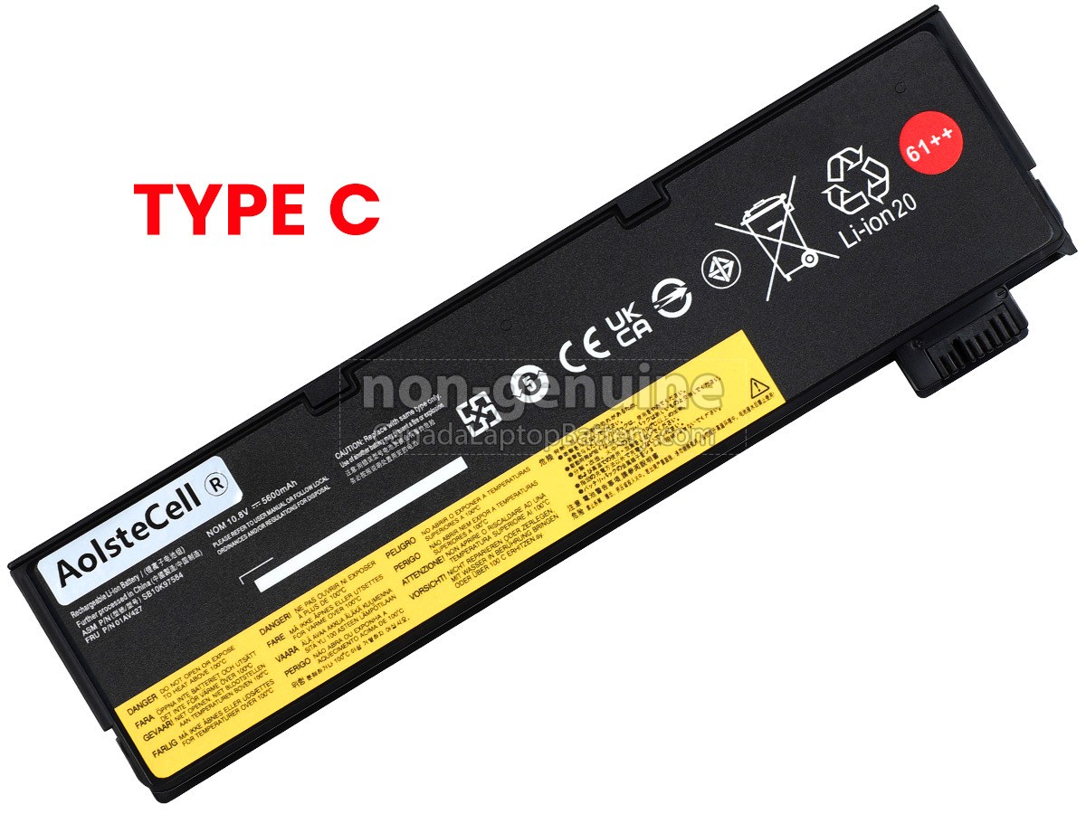 Lenovo ThinkPad T480 long life replacement battery | Canada Laptop Battery